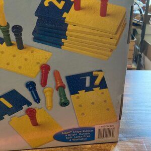 Lauri | Toys | Vintage Lauri Number Puzzle Boards And Pegs | Poshmark